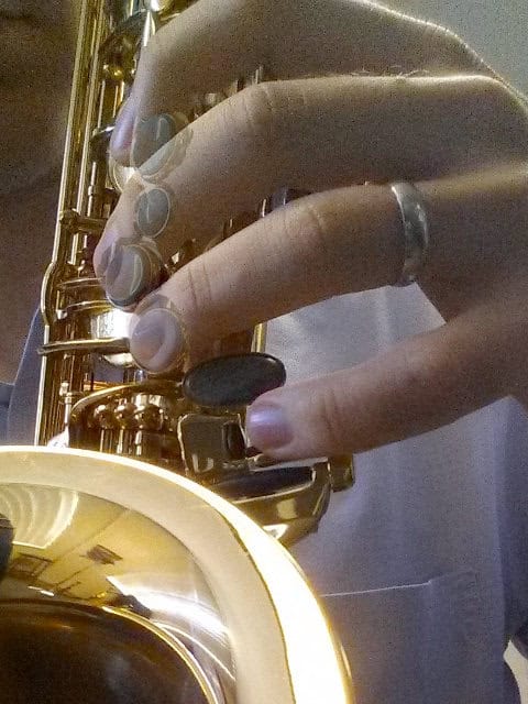 Saxophone hand position | Bret Pimentel, woodwinds